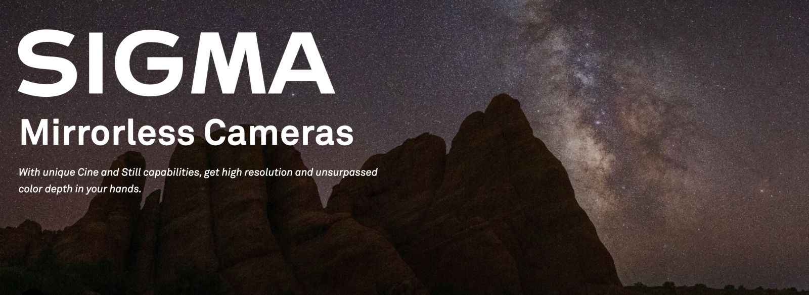 Sigma Cameras Banner