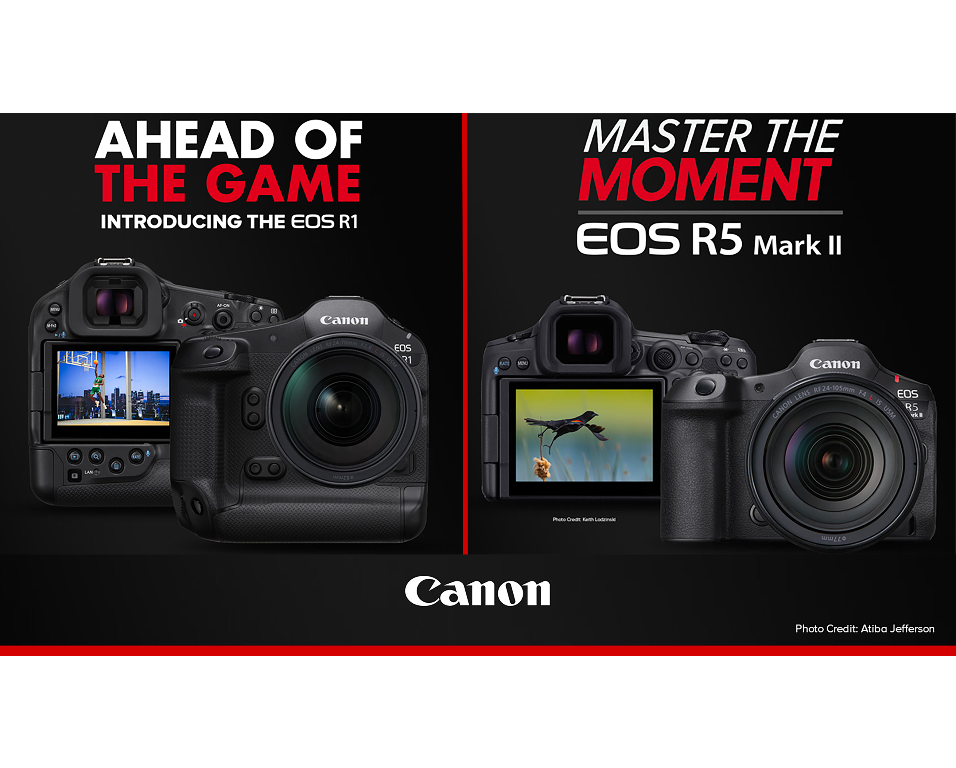Canon Announces the New EOS R1 & EOS R5 Mark II Mirrorless Cameras!