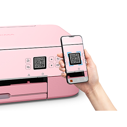 Pink Computer Printer