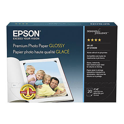 Epson Value Photo Paper Glossy 4x6 - 20 Sheets | Printing Scanning ...