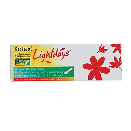 Kotex Lightdays Pads 22ct Unscented | Condoms and Feminine Hygiene ...