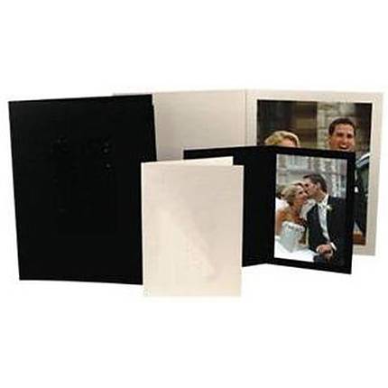 Unique Photomounts 4x6 Black SR Slip Folder (25) | Photo Mounts | Penn ...