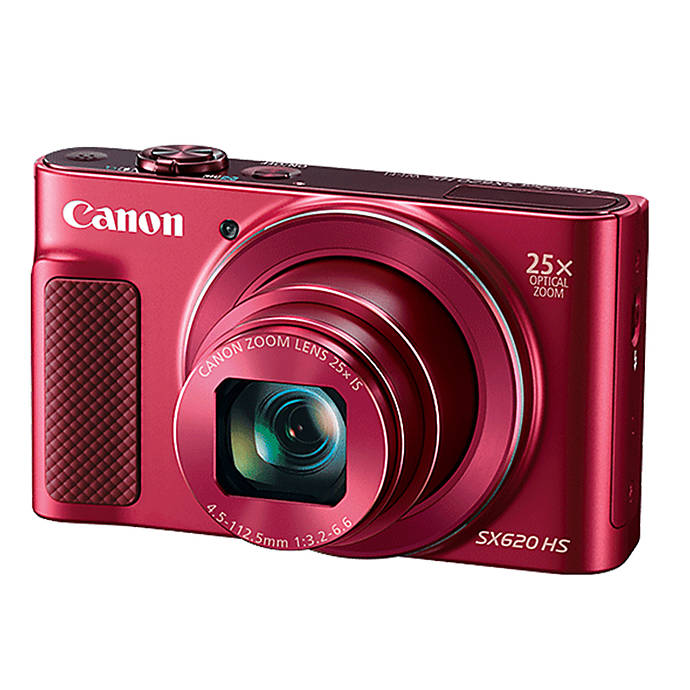 Canon PowerShot SX620 HS Digital Camera - Red | Point and Shoot Cameras ...