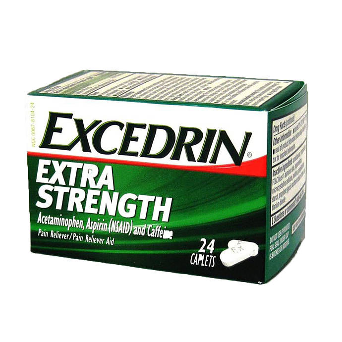 Excedrin Caplets 24ct Extra-Strength | Multi Dose Medicine | Excedrin ...